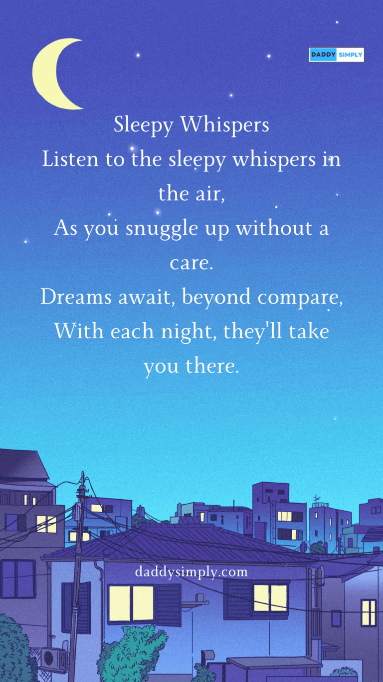 74+ Short and Sweet Bedtime Poems for Children - Daddy Simply